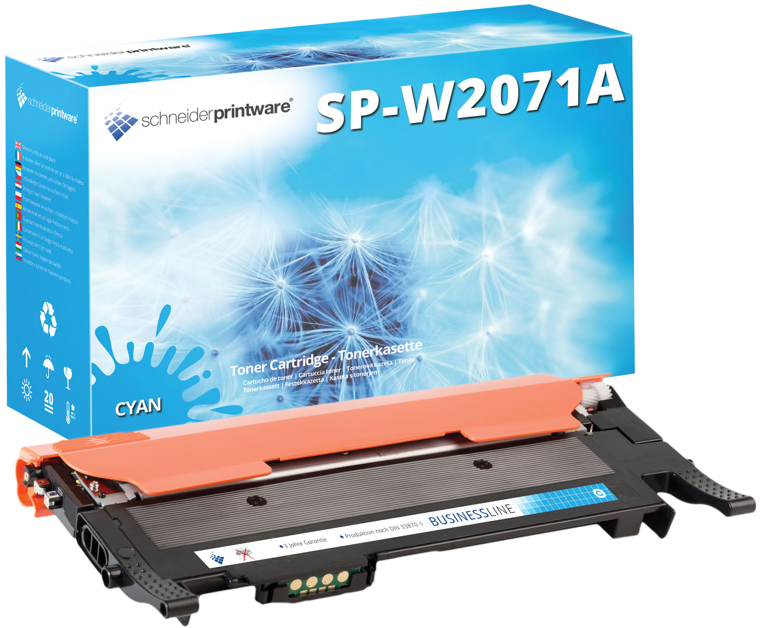 117A W2071A Toner cyan kompatibel kaufen bei schneiderprintware