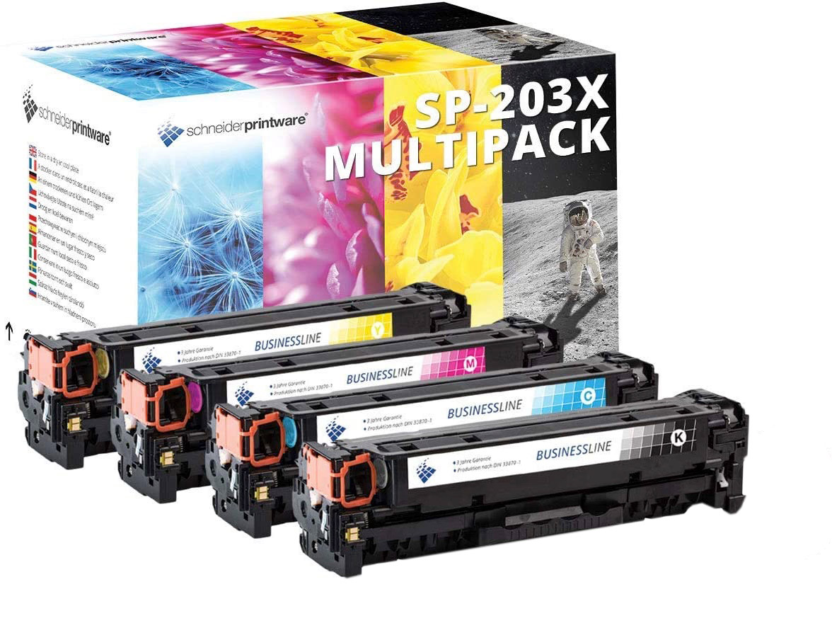Kompatibles HP 203X/203A Toner-Set – 40% Mehr Druckleistung